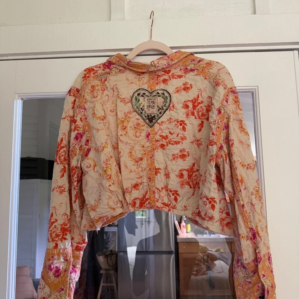 Magnolia Pearl | Jackets & Coats | Magnolia Pearl Patchwork Floral ...